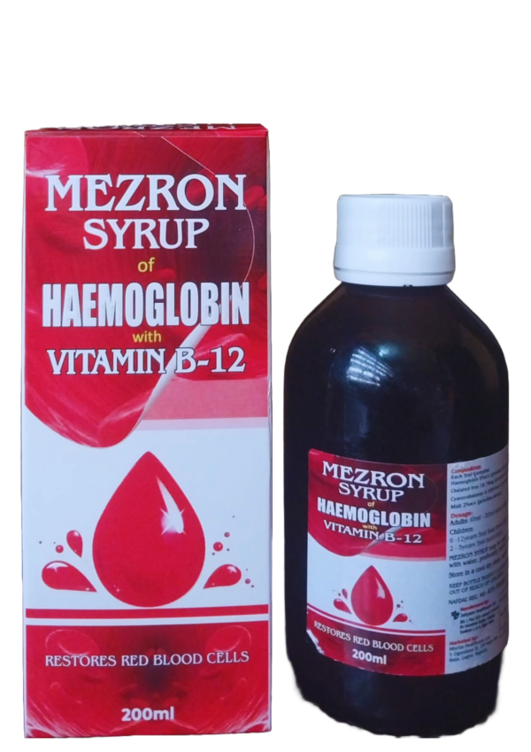 Mezron Haemoglobin Syrup – MUCHIS HEALTHCARE